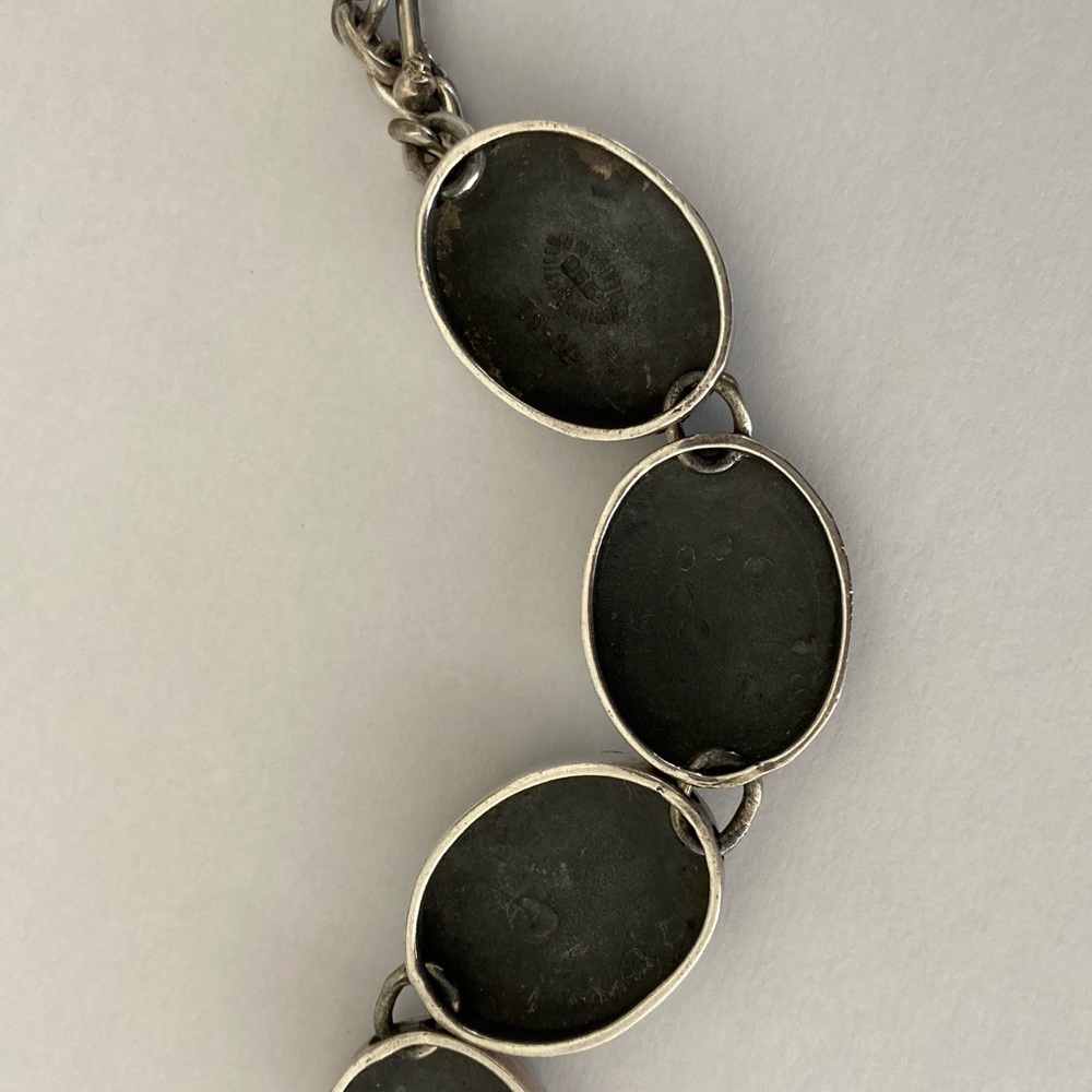 Signed Emilia Castillo Sterling Bracelet - Gem